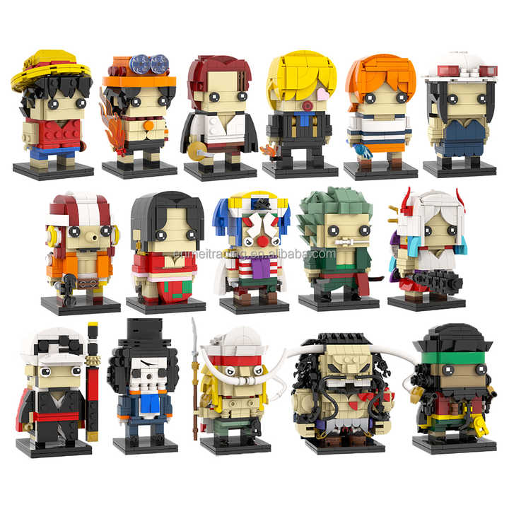 Anime Toys - Brickheadz Luffy Ace MOC Building Blocks