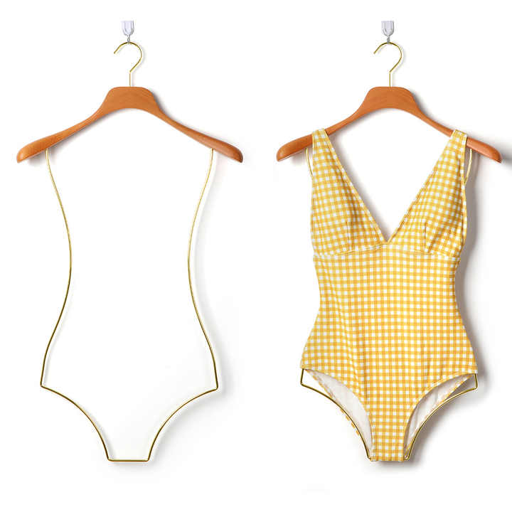 LINDON Luxury Beech Wood Female Body Shape Bikini Hanger