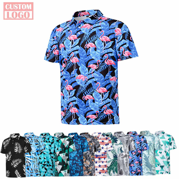 Custom Funky Golf Shirt - Quick Dry Polyester Men's Polo