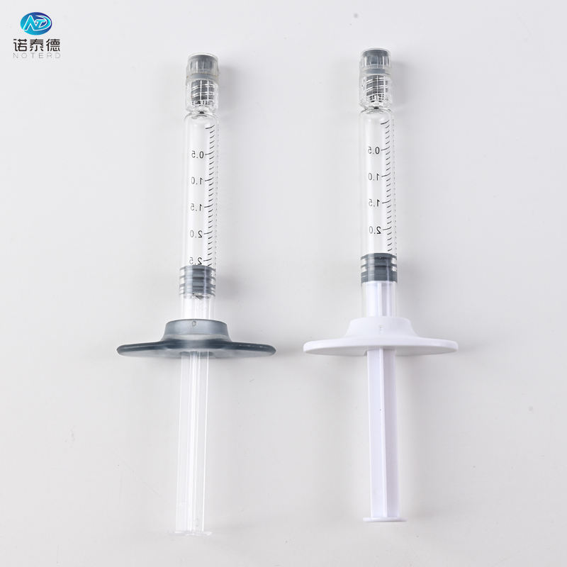3ml Glass Syringe with Custom Color Backstop and Plunger, Premium ...