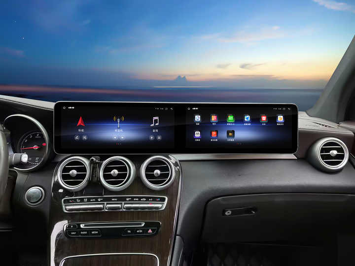 12.3 Inch Dual Screens Wireless Carplay USB Digital Instrument Panel ...