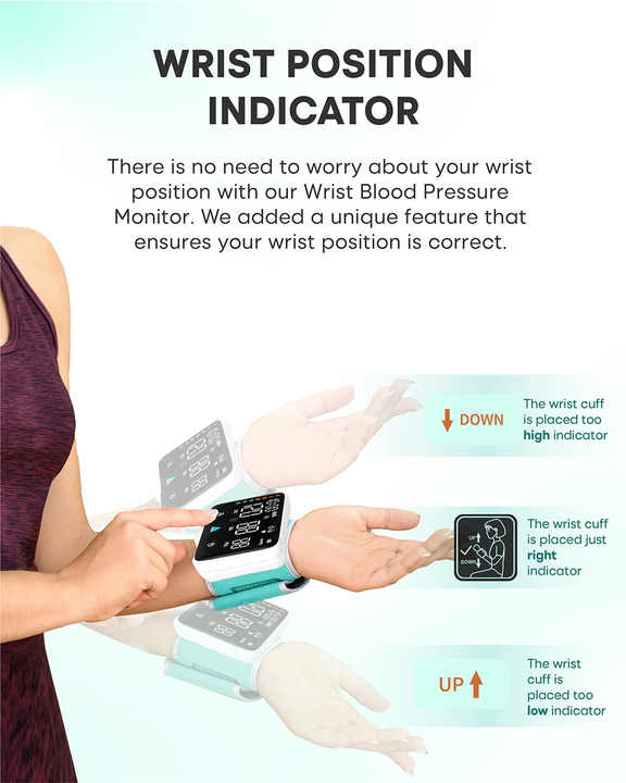 New 2024 Rechargeable Blood Pressure Monitor - Large LED Display
