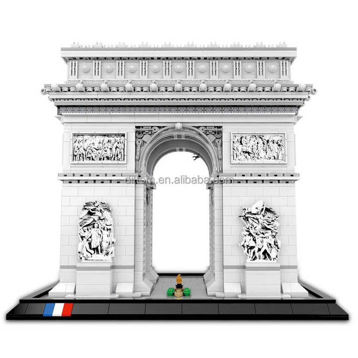 Reobrix 66024 Arc De Triomphe Building Blocks Model France Famous ...