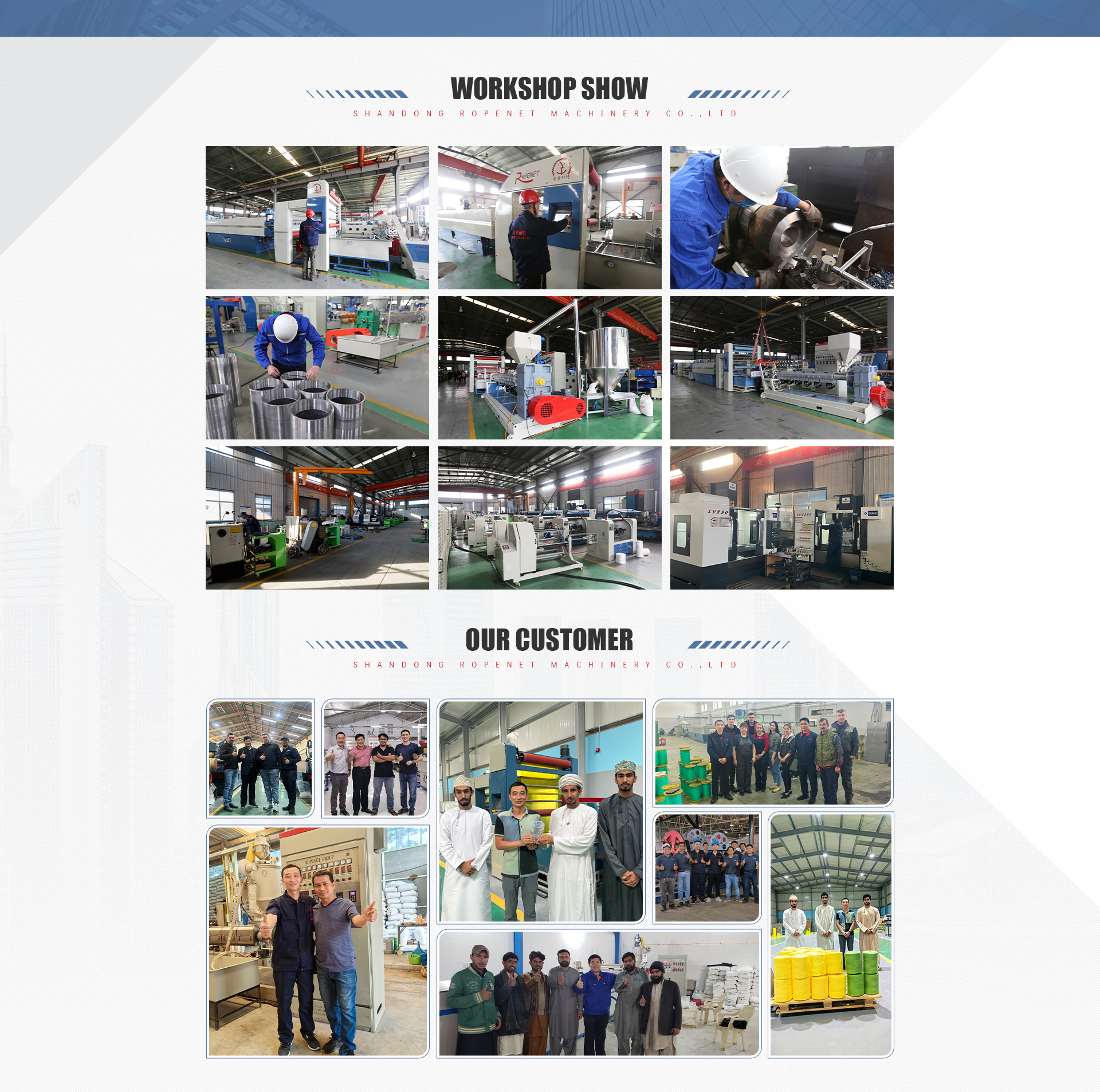 Shandong Rope Net Machinery Co., Ltd. - Extruder Machine, Rope Making ...