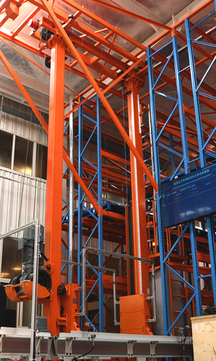 Factory Direct 1-5T Mini-Load AS/RS Stacker Crane 40m Height Automatic ...
