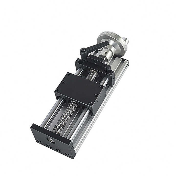 HLTNC YT003 Double Optical Axis Ball Screw Slide Linear Module Electric Screw Slide Rail Drive ...