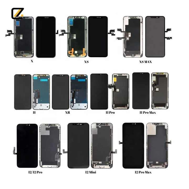 OEM Replacement LCD & Touch Screen for iPhone X, XS, XR, 11, 12, 13 Pro Max