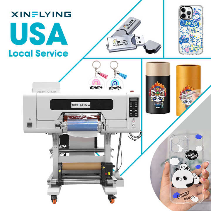 XinFlying Newest UV DTF Printer A3 Printer UV DTF 3PCS I1600 Fast Speed UV Sticker Printer for ...
