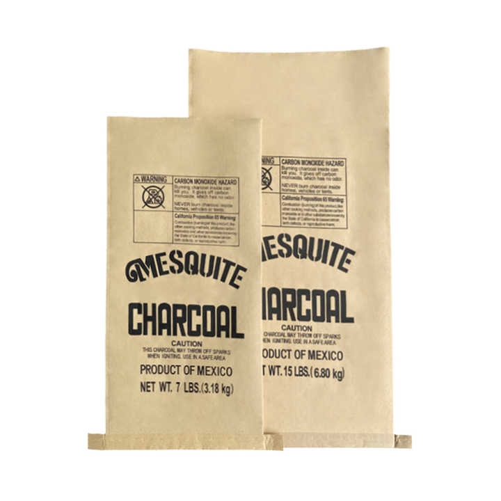 Customizable Recyclable Charcoal Packaging Bag - 25kg/50kg OEM