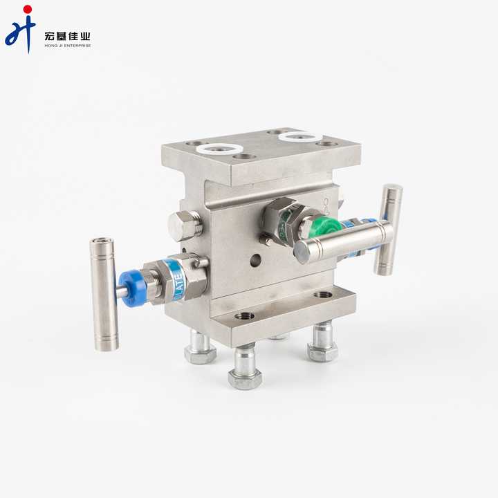 H-type Transmitter 3 Way Valve Instrumentation Block