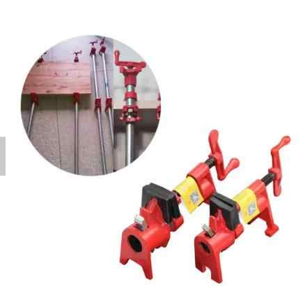 3/4 Inch Pipe Clamp with Leg - Heavy Duty & Quick Release