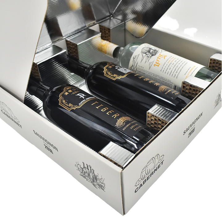 Custom Wine Insulated Frozen Food Carton Boxes and Cardboard Shipping ...