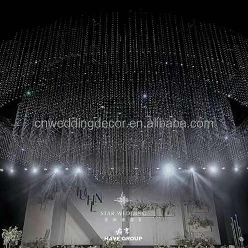 Dreamly Wedding Bead Curtain - Elegant Stage Ceiling Decor