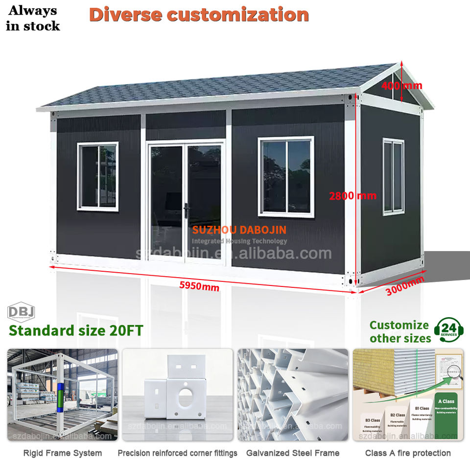 High Quality Galvanized Steel Frame Container House Modular ...