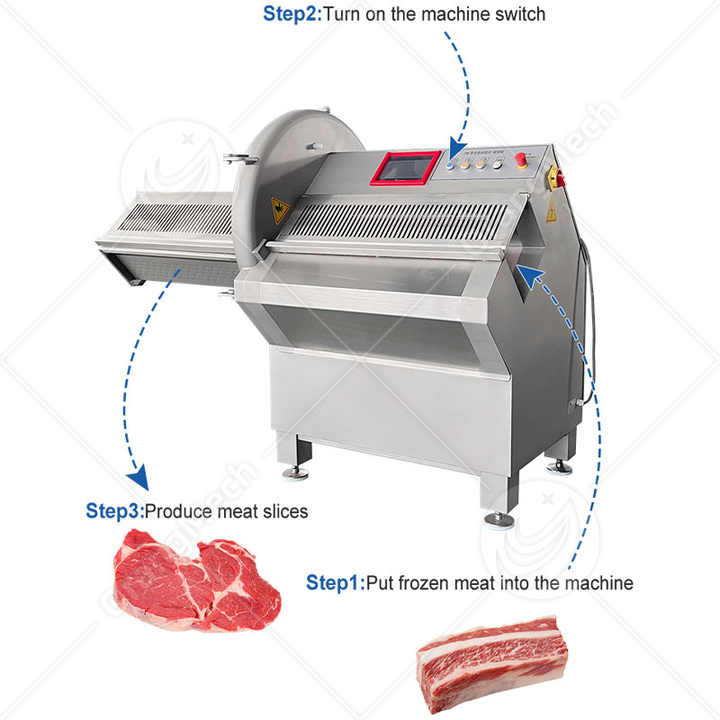 ORME Industrial Auto Cheese Slice Cut Machine Commercial Raw Chicken ...