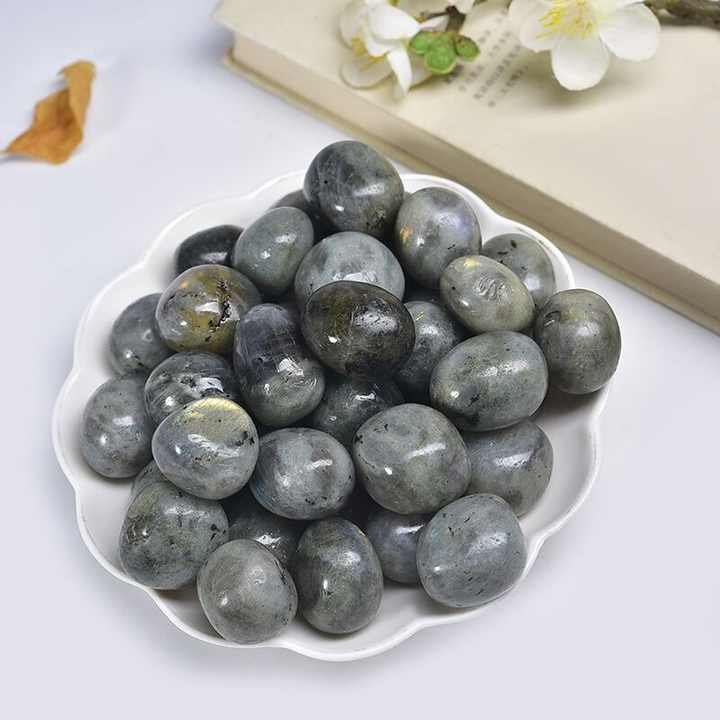 Assorted Tumbled Stones Crystals Bulk Rocks Natural Polished Irregular ...