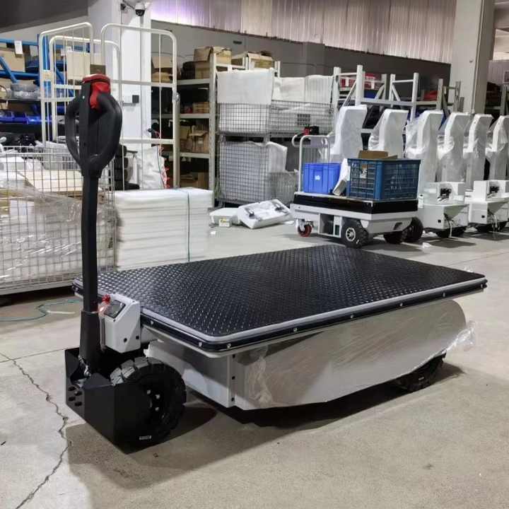 600kg Capacity Electric Powered Hand Cart Dolly with Lithium Battery & ODM