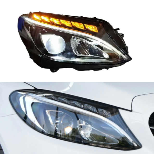 W205 C Class Headlight LED LOW for Mercedes-Benz C180-C300