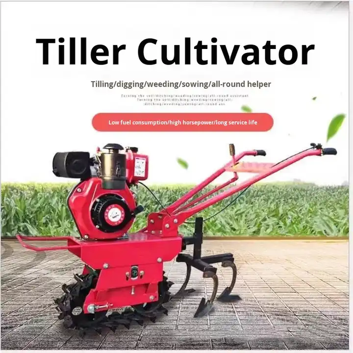 Heavy-Duty 180 Diesel High-Power Crawler Micro-Tiller Hand-Held Chain ...