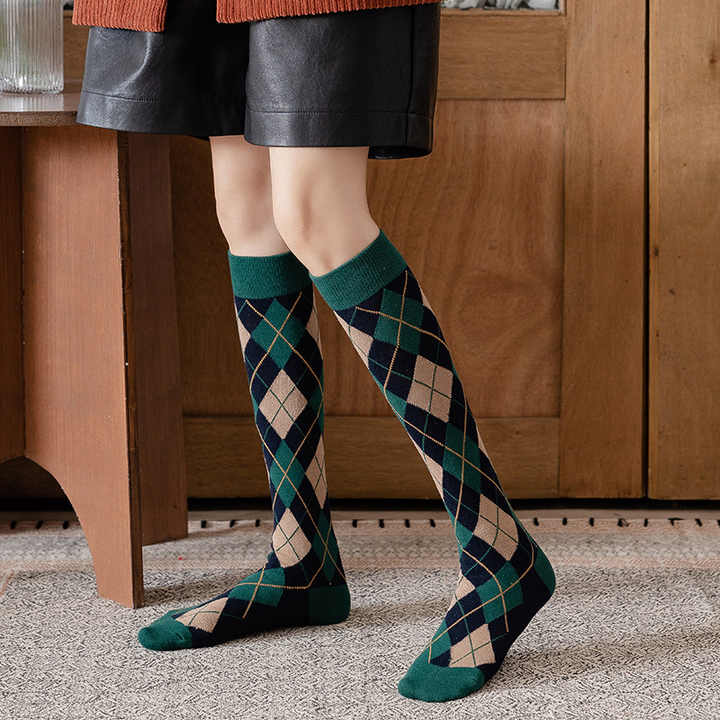 Japanese JK Diamond Stocking Socks for Women Long Stockings Women ...