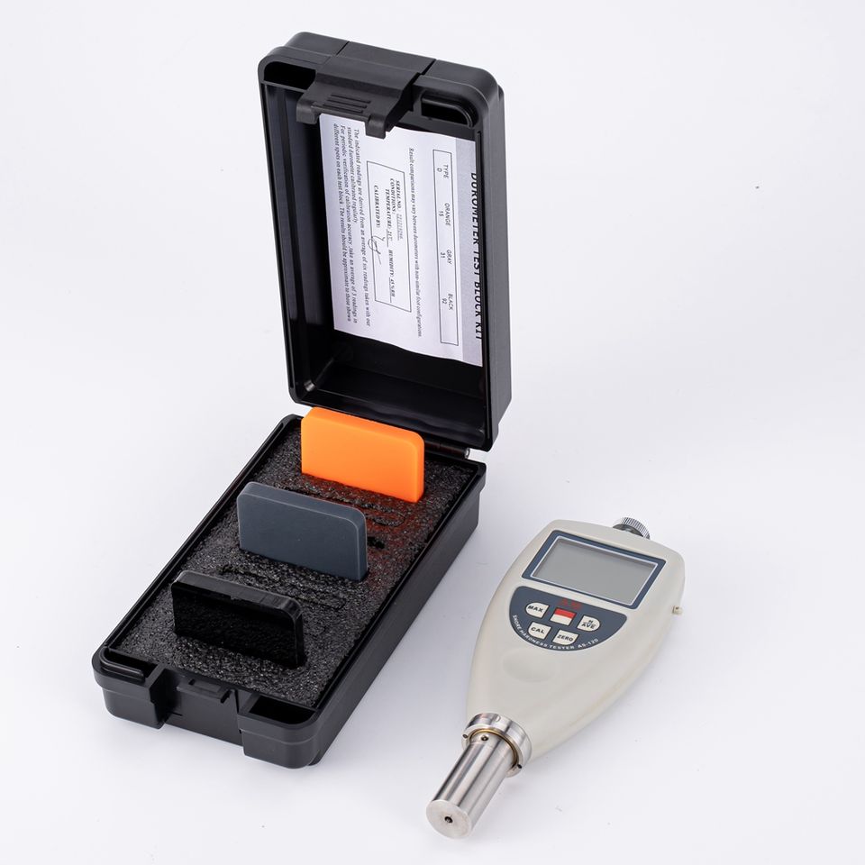 Digital Shore D Durometer Hardness Tester for Hard Rubber Plastic Resin ...