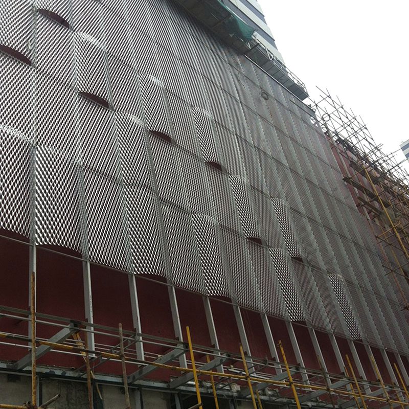 Weather Resistant Expanded Metal Mesh with Custom Sizing for Exterior ...
