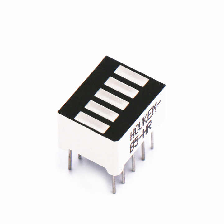 Red 5 Segment LED Bar Graph - Efficient Display Solution