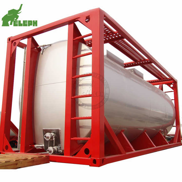 Aluminum Alloy Tank Container ISO Tanks Chemical Liquid Diesel Fuel ...