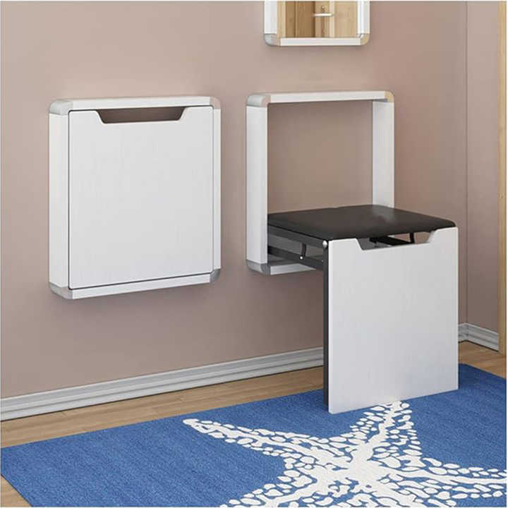 Space-saving Stool - Foldable, Slimline Bench for Living