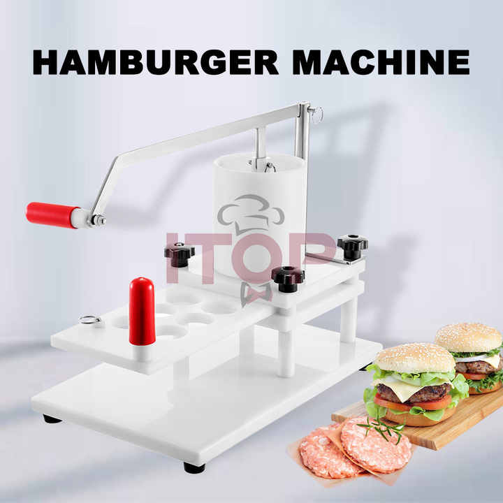 ITOP 110mm Hamburger Patty Making Machine - High Efficiency