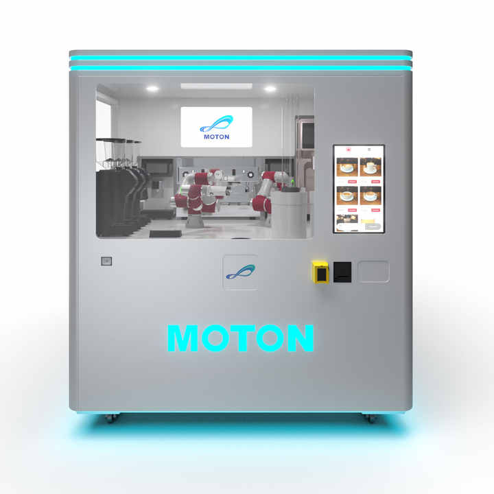 Smart Robot Arm Coffee Vending Machine Fully Automatic Standing Vending ...