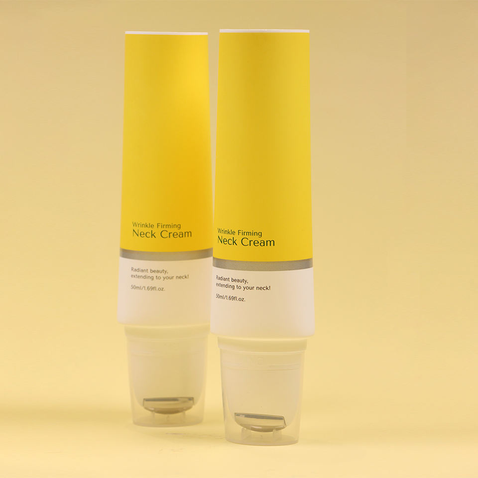 100ml Multi Function Empty Oval Flat PE Squeeze Cosmetic Packaging ...