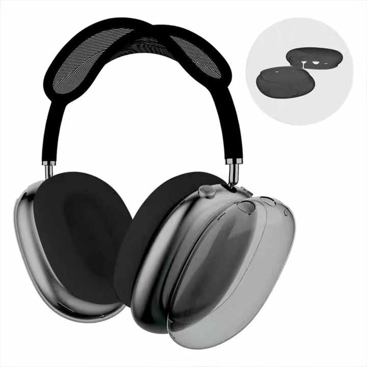 For Air Pods Max Headworn BluetoothEarphones TPU Transparent Earphone ...