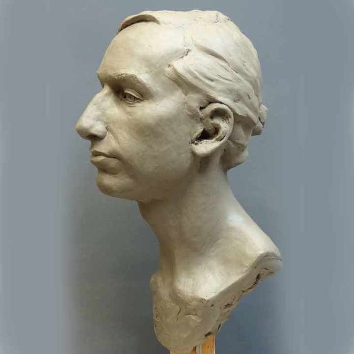Wholesale Custom Figure Man Bust Statues Natural Stone Life Size Marble ...