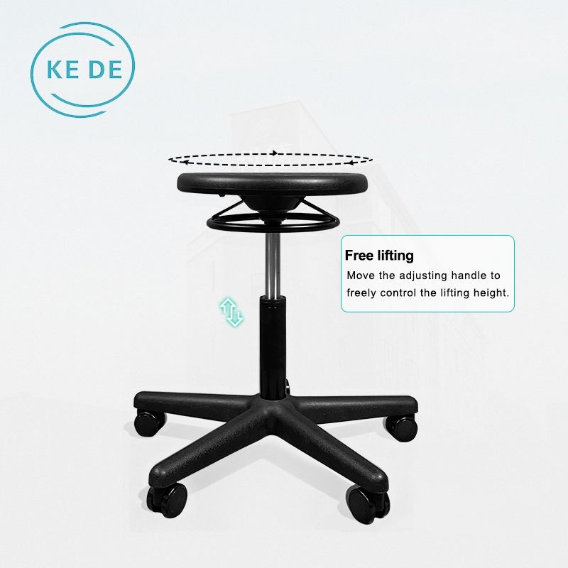 KEDE Modern Height Adjustable Antistatic Lab Chair Movable Office Chair ...