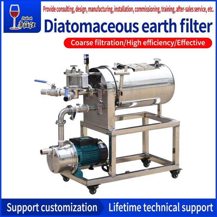 Diatomaceous Earth Filter Machine for Wine - Easy & Efficient