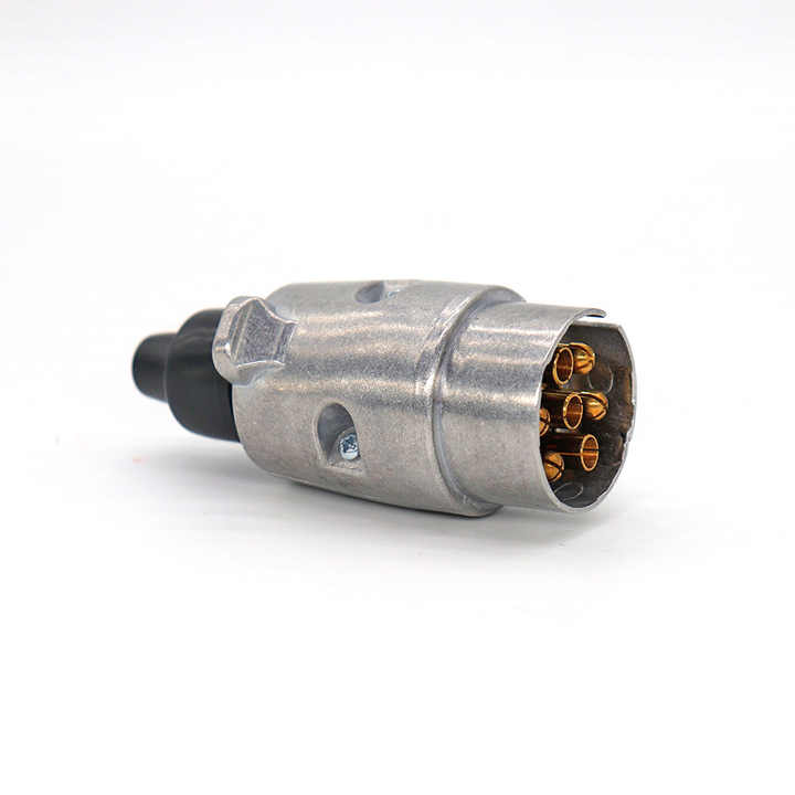 7 Pin Trailer Plug Socket Connector 7 Core Heavy Duty Electrical ...