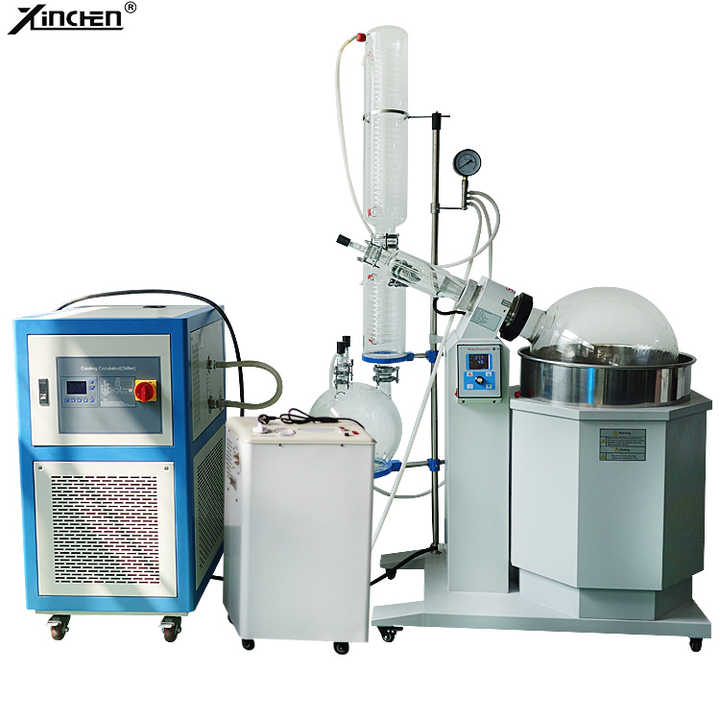 Lab Distillation Industrial Rotary Vacuum Evaporator For Lab Scale Use ...