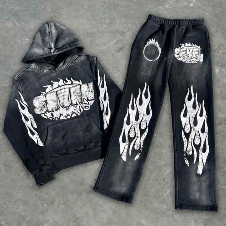 Vintage Heavyweight Sweatsuit - Distressed & Customizable