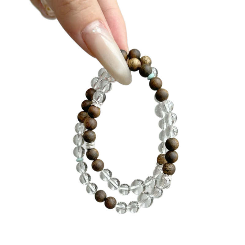 Factory Supplying Natural Agarwood Zen Jewelry Accessory Hand-Polished ...