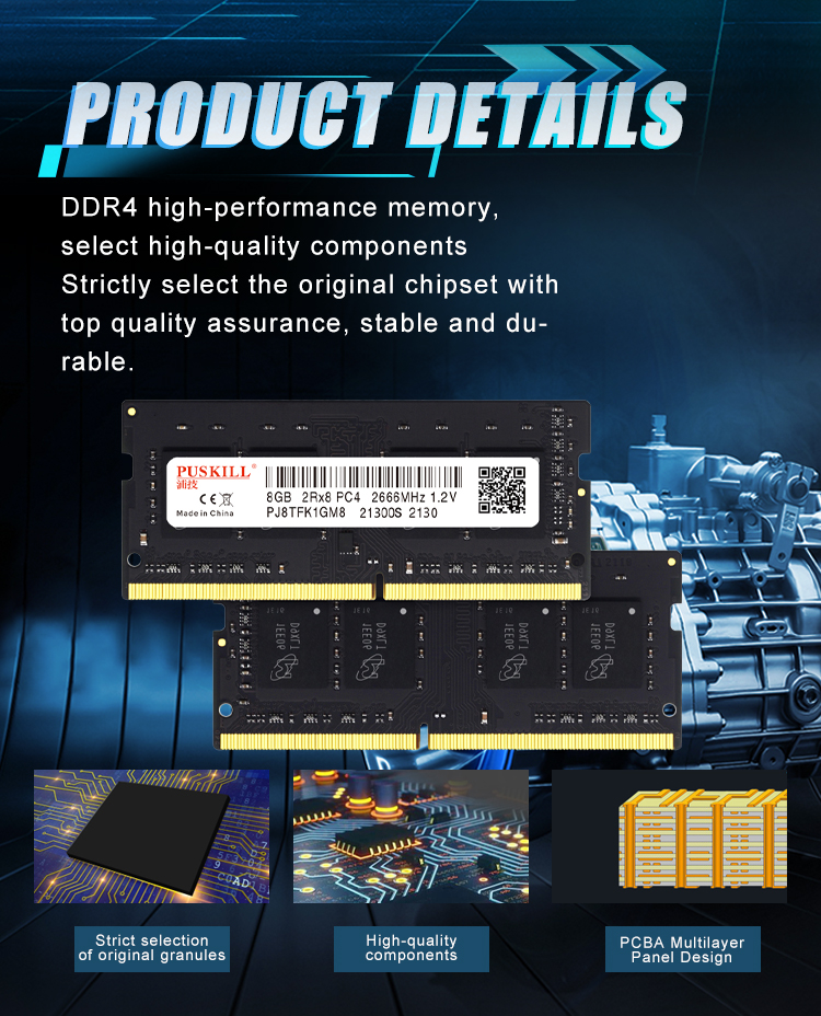 Factory wholesale Original memory DDR4 4GB 8GB 16GB 2133 2400mhz SODIMM ...