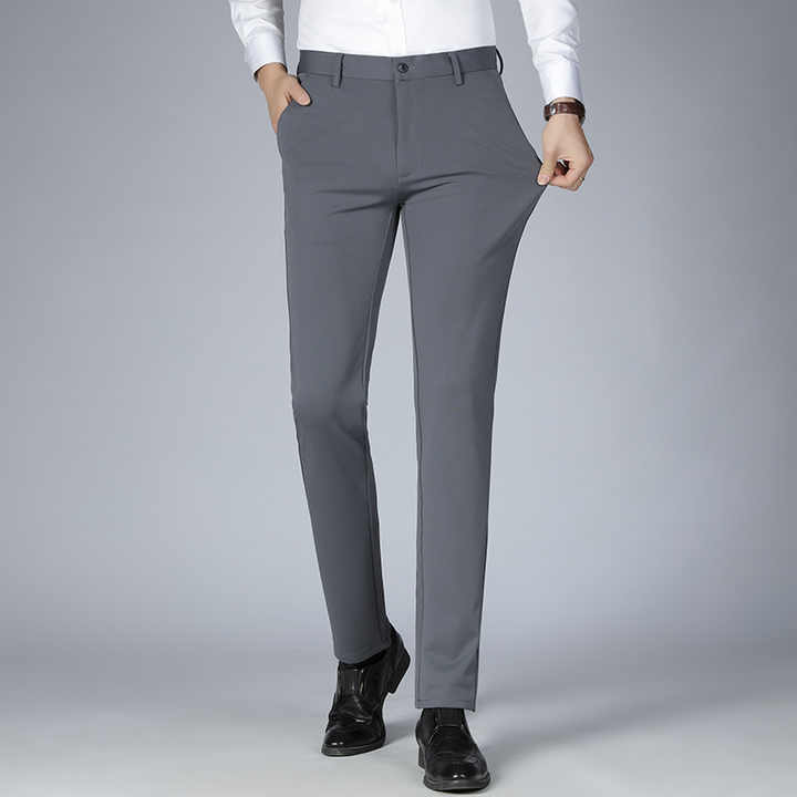 Men's Business Suit Pants - Formal Office Gentleman Trousers