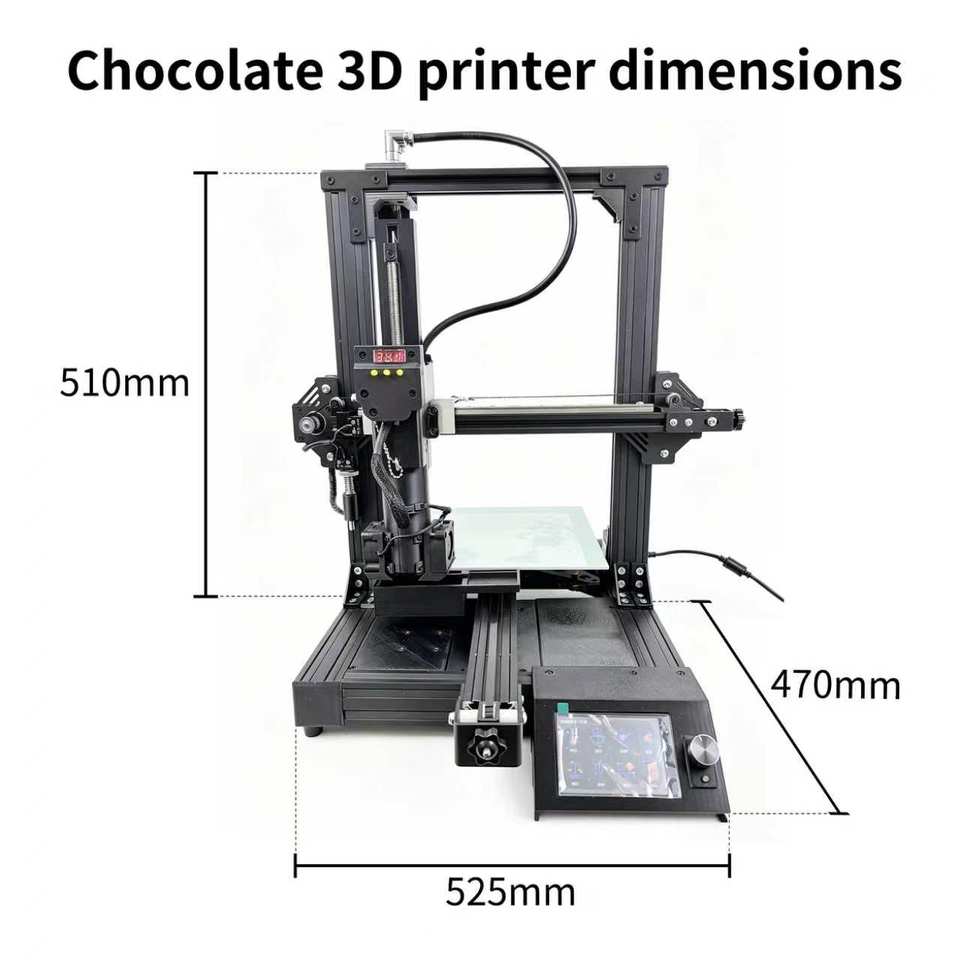 2026 Newest Food 3D Printer Semi Automatic Intelligent Rapid ...