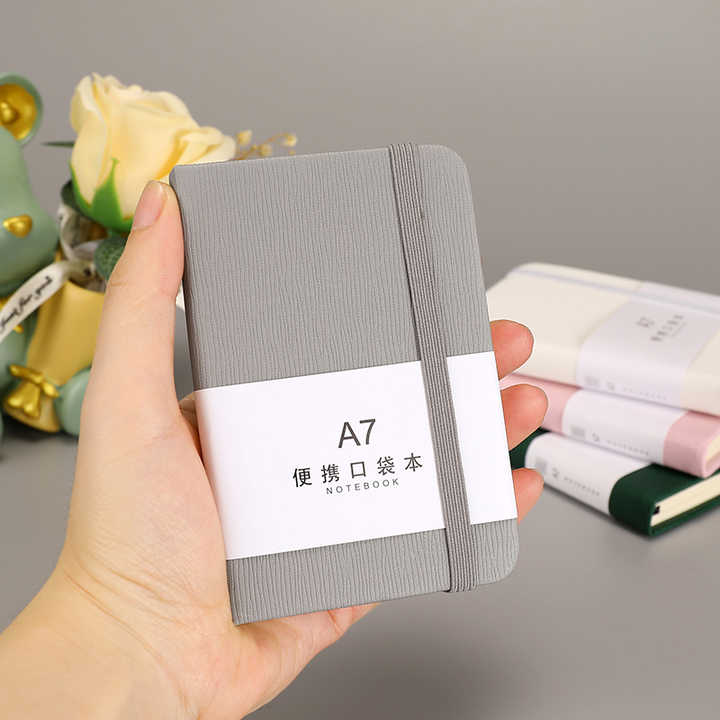High Quality A6 Notebook - Hardcover PU Leather Journal