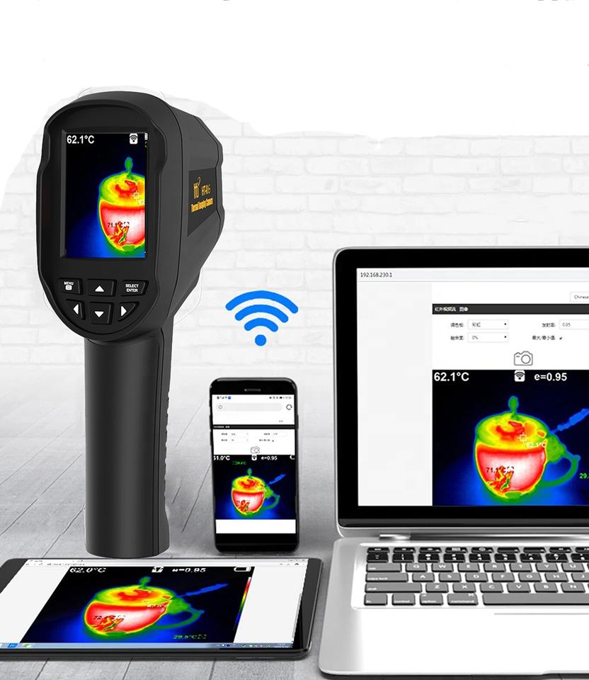 Fire Detection Sun Panel Temperature Sensor Handheld Infrared Thermal ...