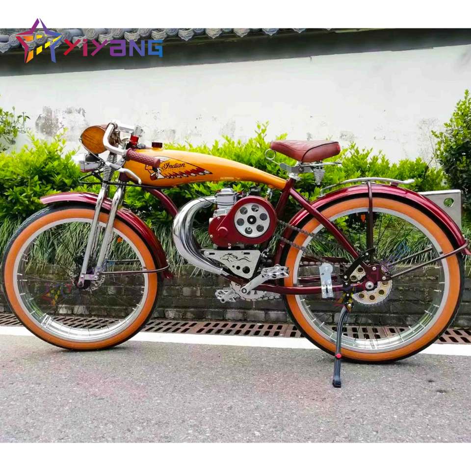 Classic Historical Vintage Motorized Bicycle Reproduction Special ...