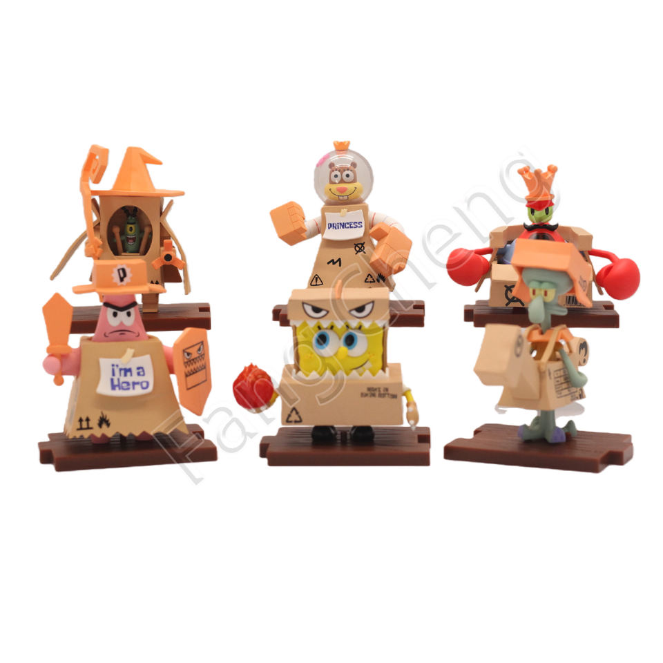 Spongebob SquarePants Brave Stage Series Gacha Machine 10cm Capsule ...