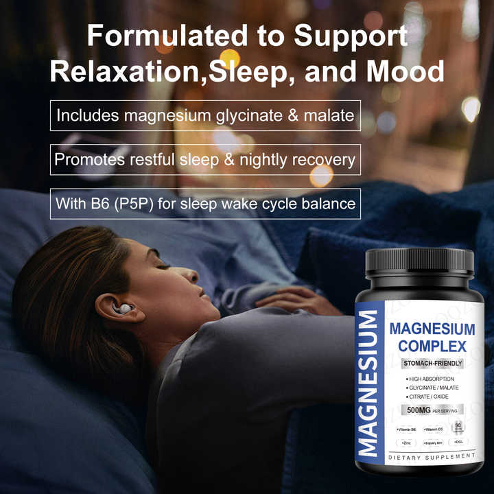 OEM Magnesium Complex Softgel Capsules Vitamins and Minerals Supplement ...