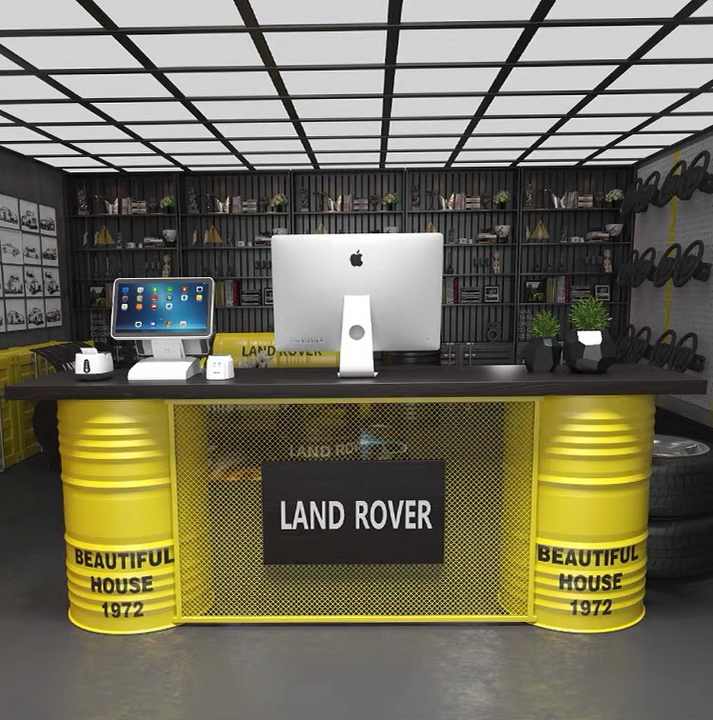 Bar Furniture Oil Drum Reception Desk - Custom Made Service