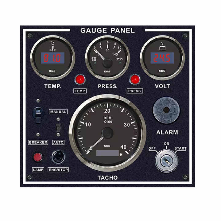 KUS Marine Engine Instrument Gauges Panel 12V 24V, OEM | Wholesale